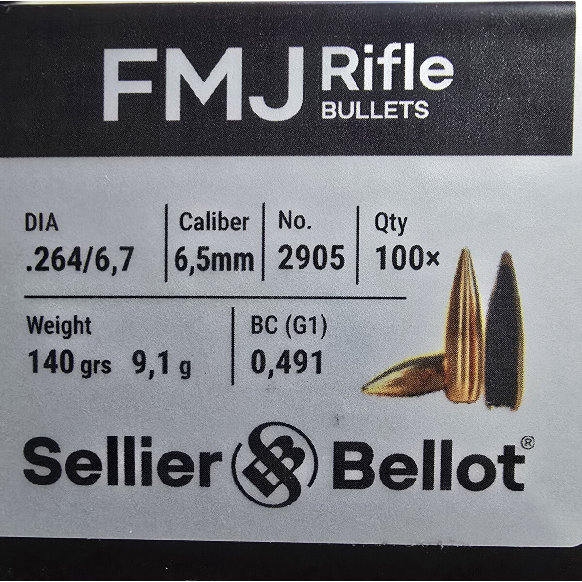 S&B .264 - 140gr FMJ BT 1000 St. | hunting-sport.de